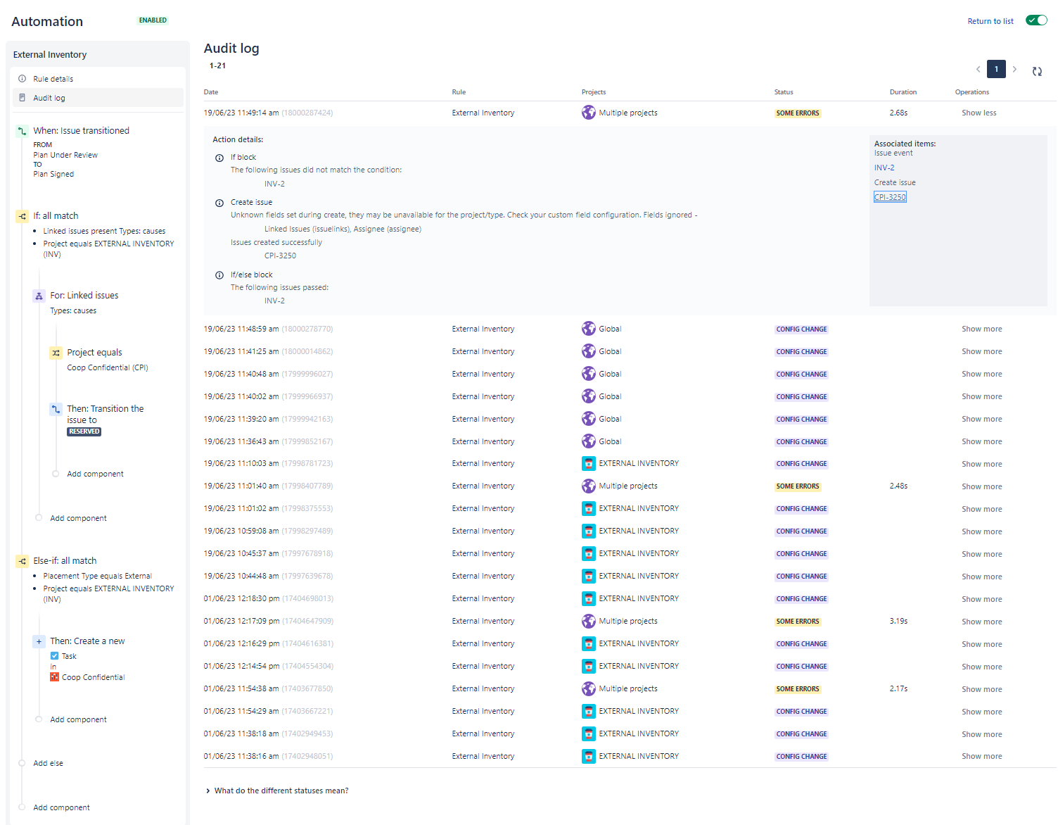 Solved: Linked Issues not working in automation