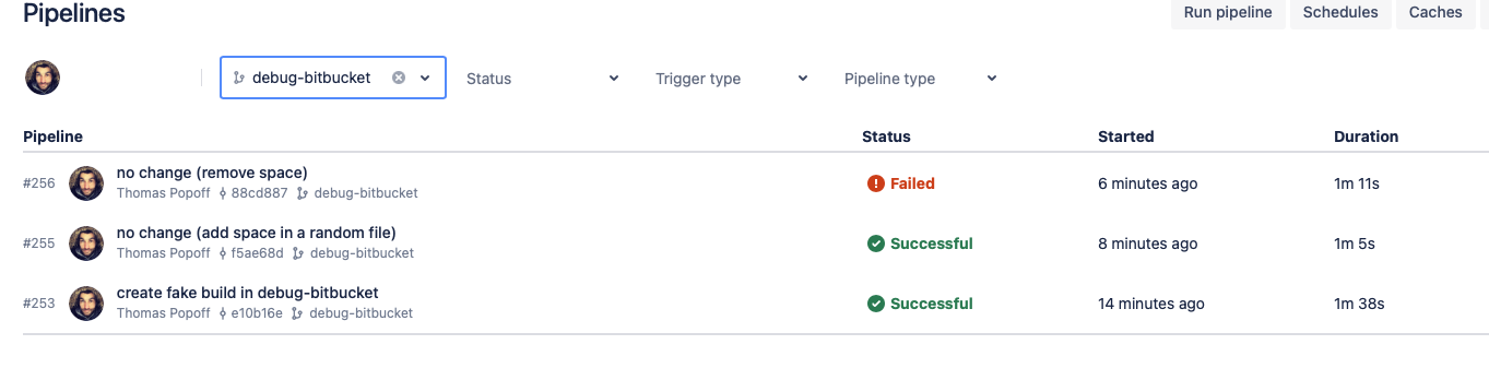 Bitbucket pipeline sometimes fails on npm/yarn com...