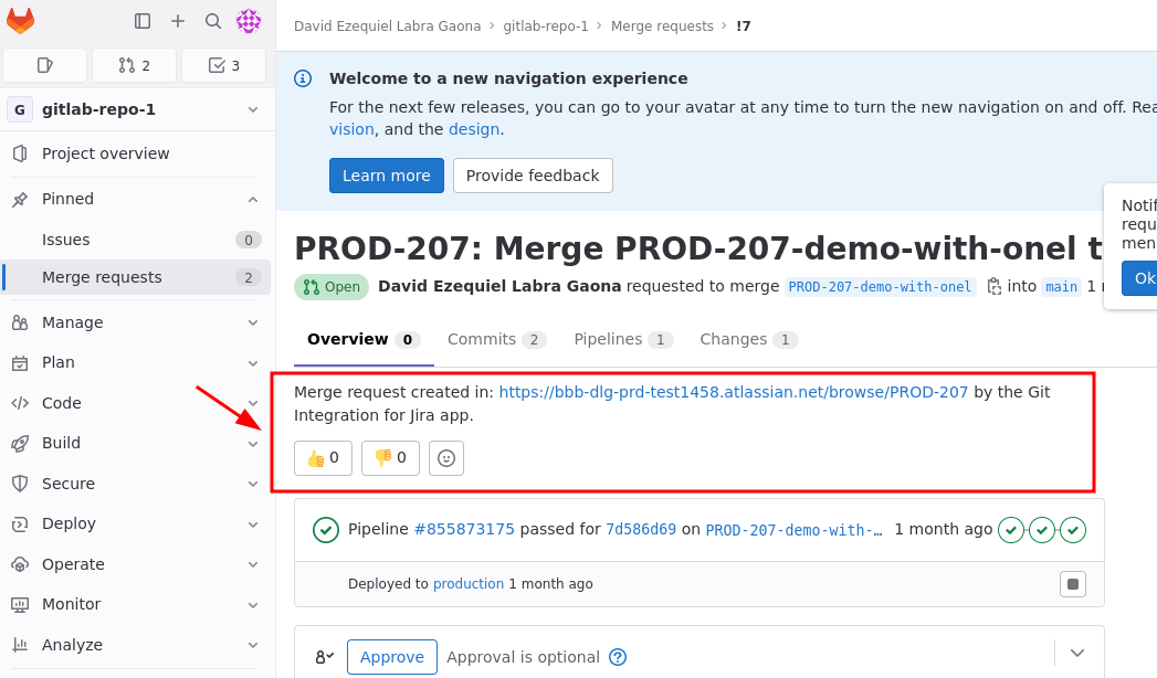 Recommended GitLab integration plugin