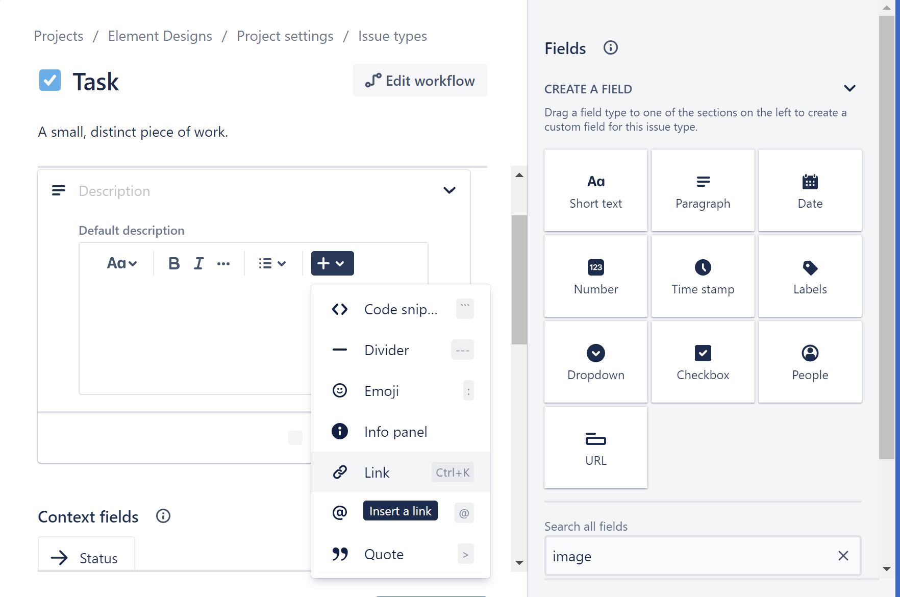 Can you add images from your desktop on the Task i...