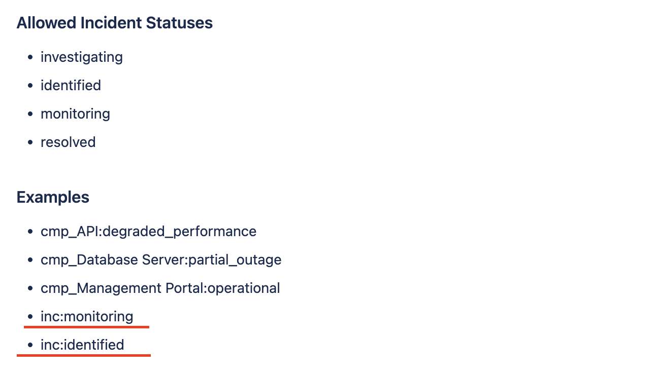 Solved: Updating StatusPage incident status from Opsgenie ...
