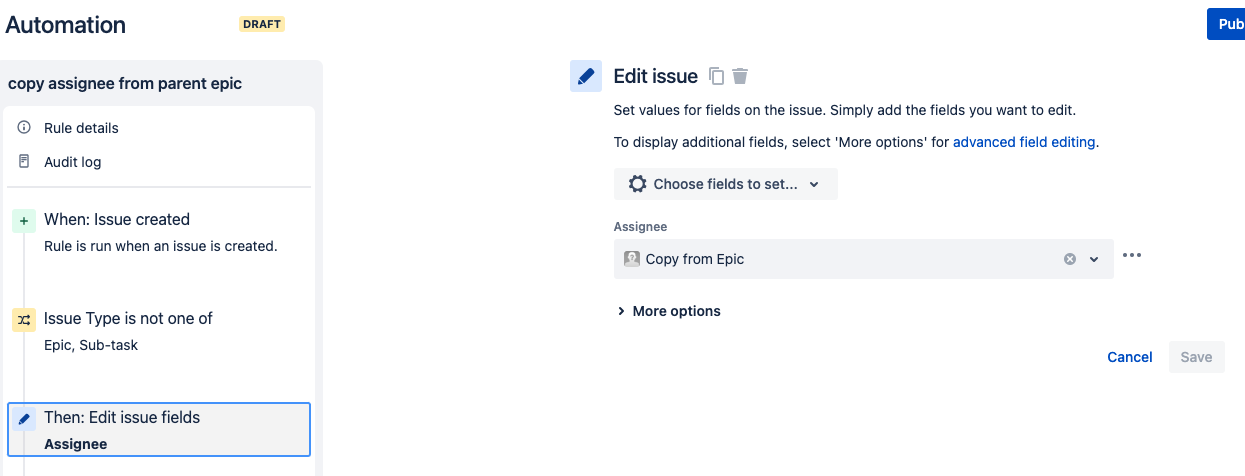 Solved: How to auto assign stories, tasks, subtasks, bugs ...