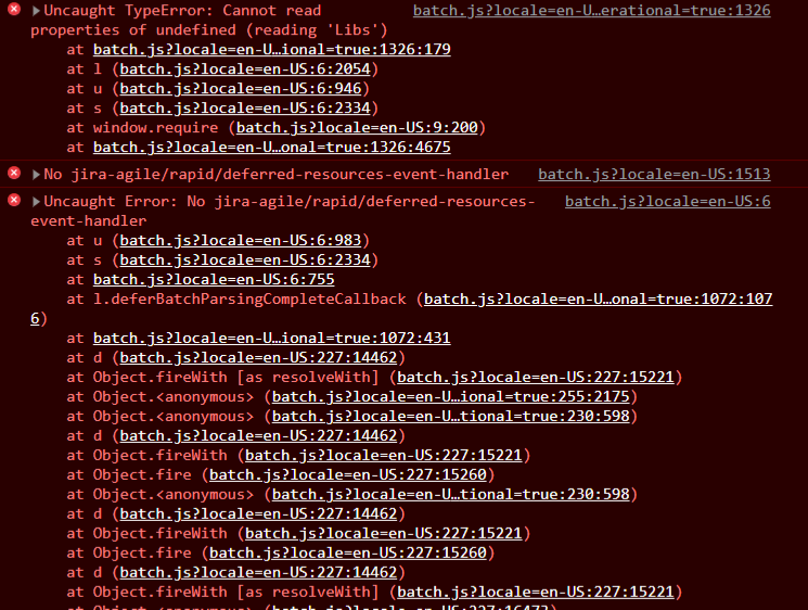 Cant Load Backlog And Active Sprints Pages