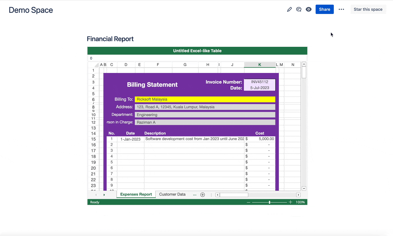 What's New in Excel-like Tables for Confluence: In... - Atlassian Community
