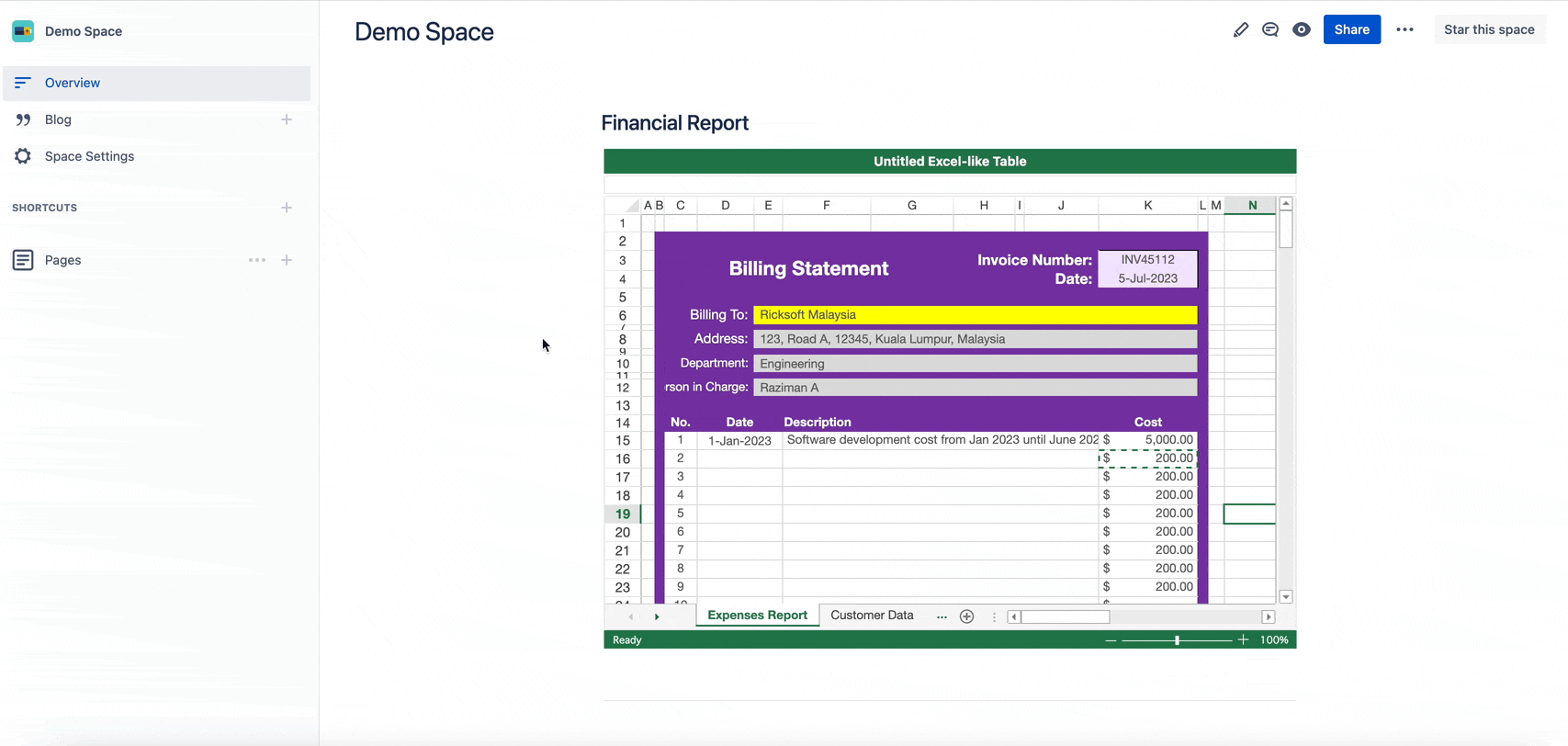 What's New in Excel-like Tables for Confluence: In... - Atlassian Community