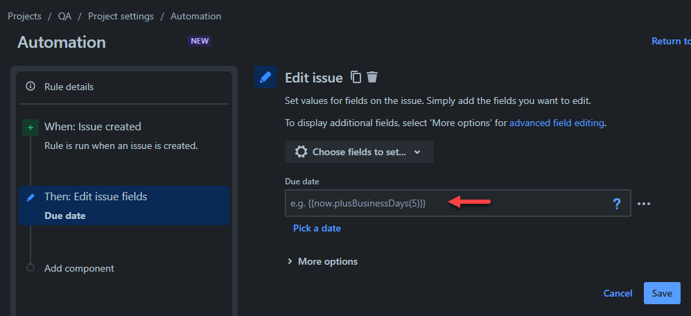 Jira Automation rules for due dates [5 examples] - Atlassian Community