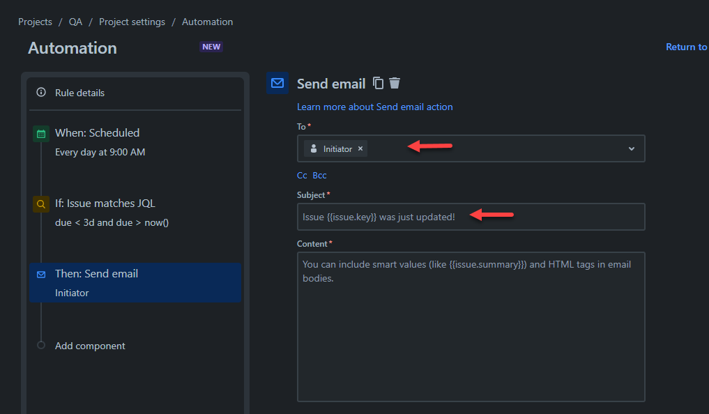 Jira Automation rules for due dates [5 examples] - Atlassian Community