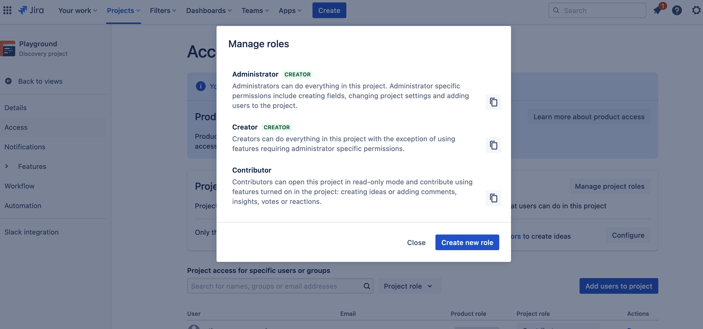 Best Practice to administer user in JPD