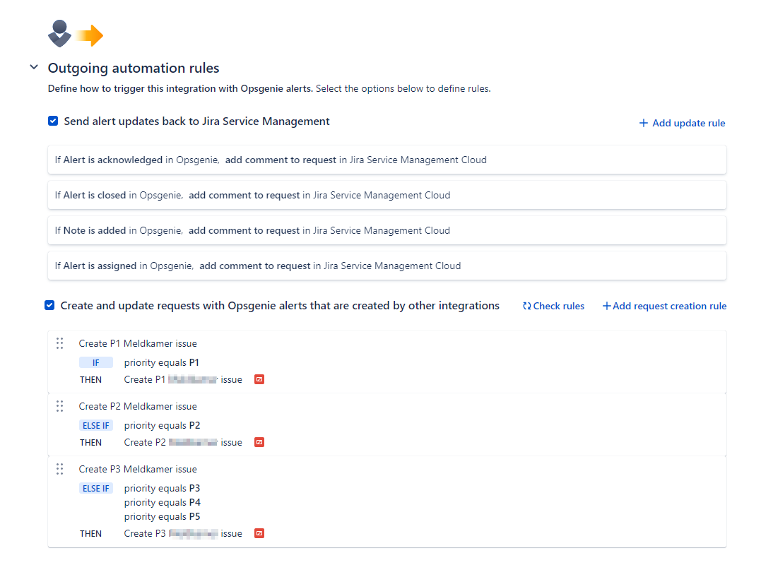 Integration from Jira to Opsgenie