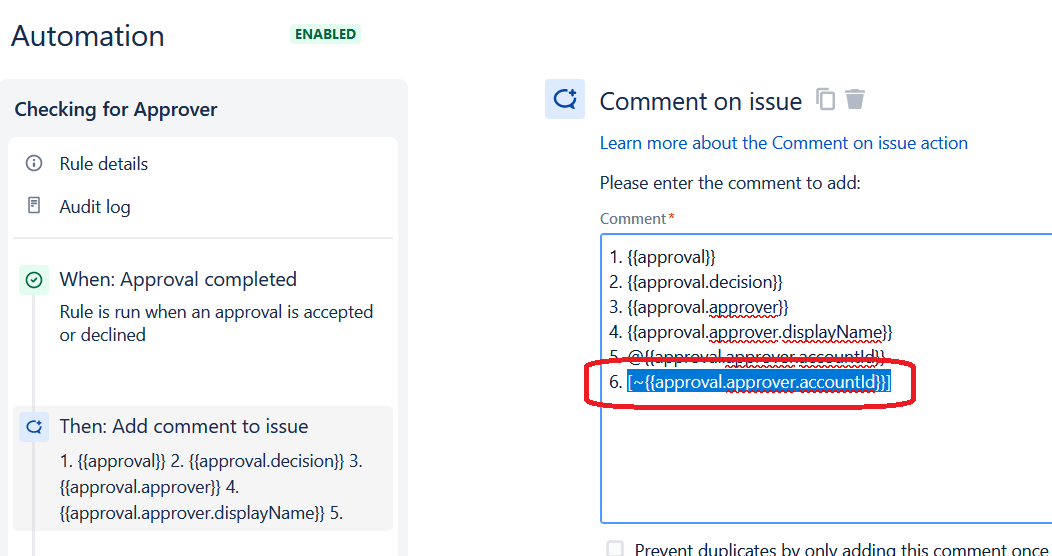 People custom field not working on automation