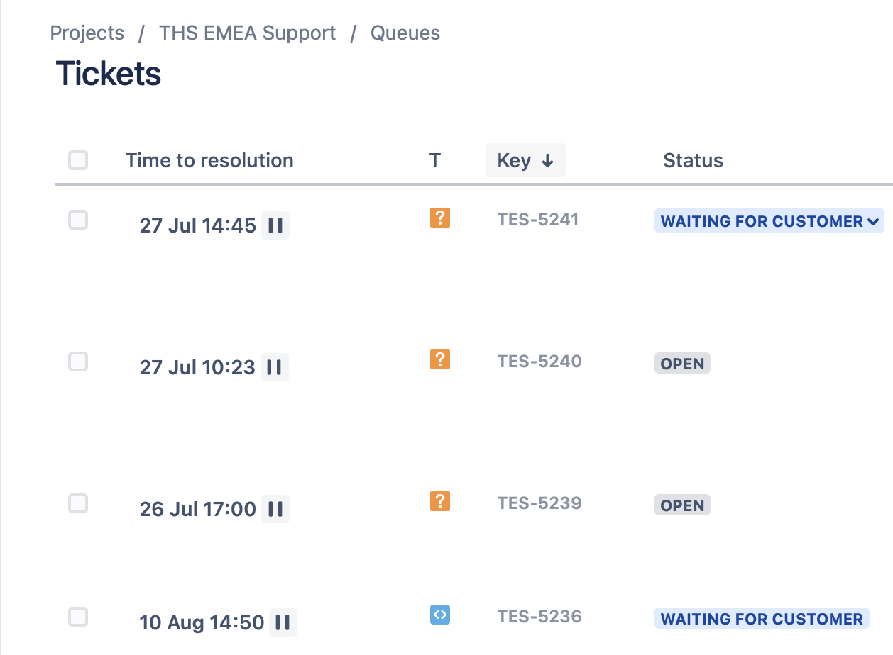Solved: ticket missing after created