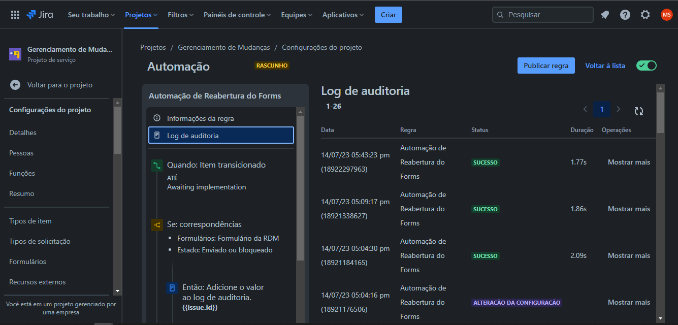 Submitting Or Reopening A Form Using Automation An Atlassian Community