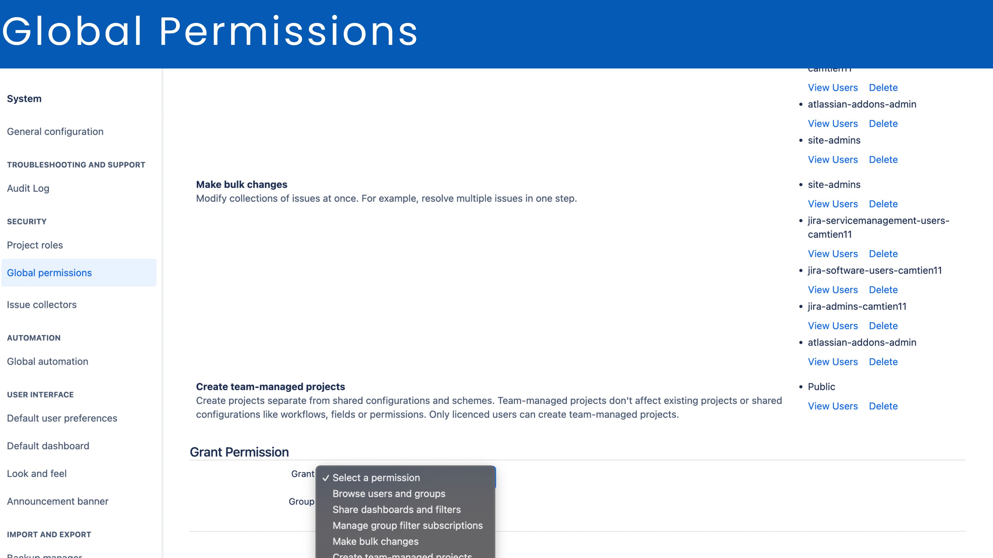 📖 Global and Project Permissions: Understanding T... - Atlassian Community