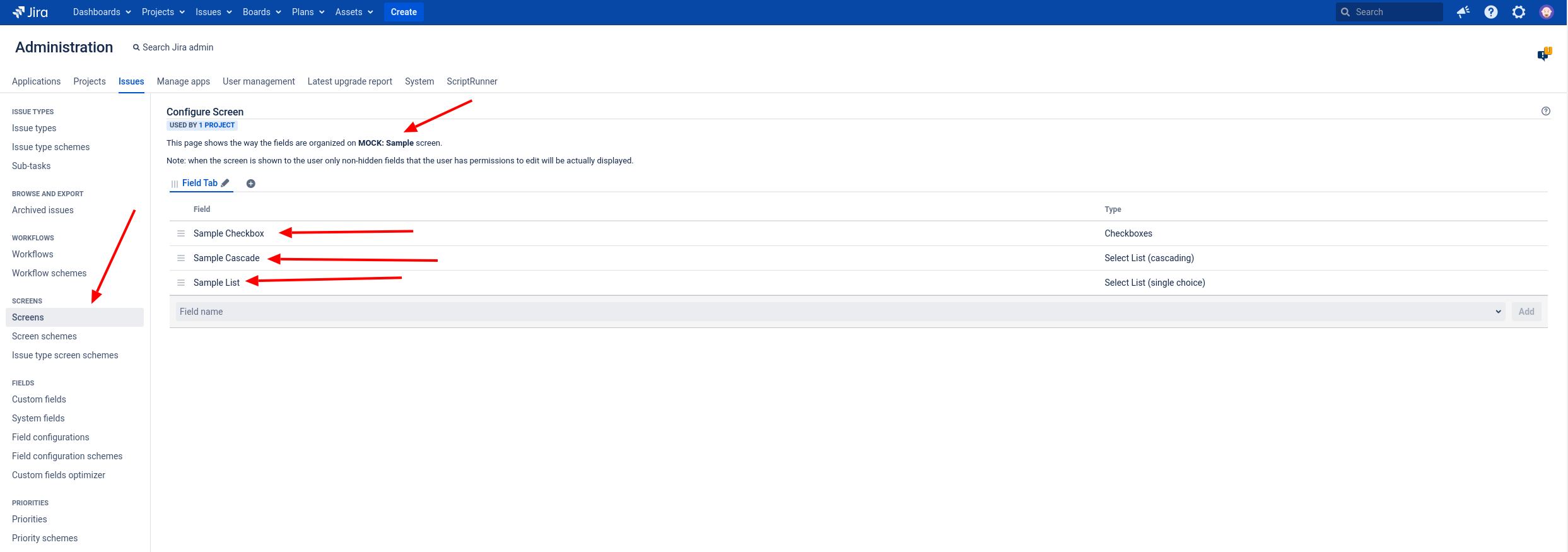 How to hide field from transition screen and from ...