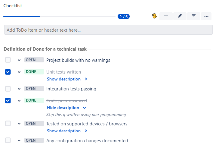 Solved: how can jira ensure Definition of done is met in r...