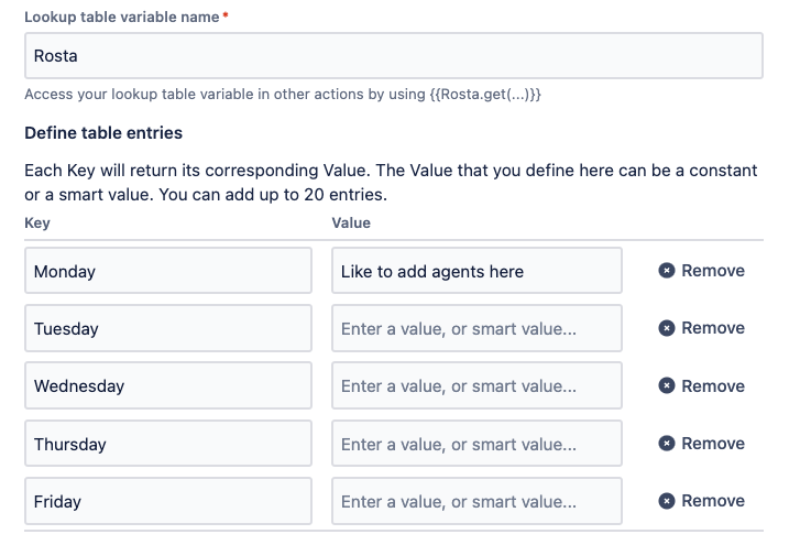New Automation action - Create lookup table - Atlassian Community