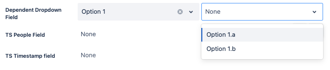 Solved: Drop-down list for the field