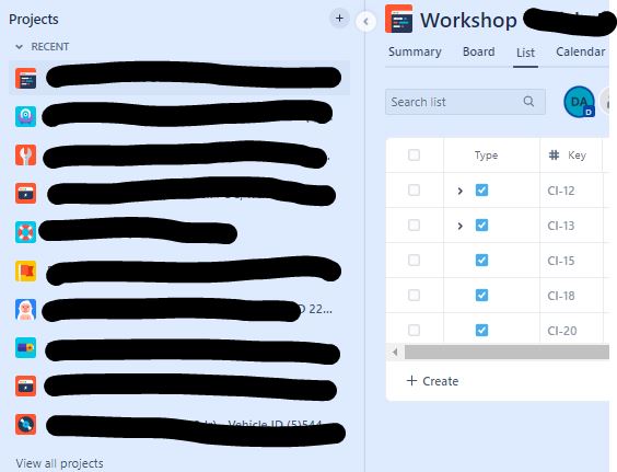 How to create a folder of multiple projects?