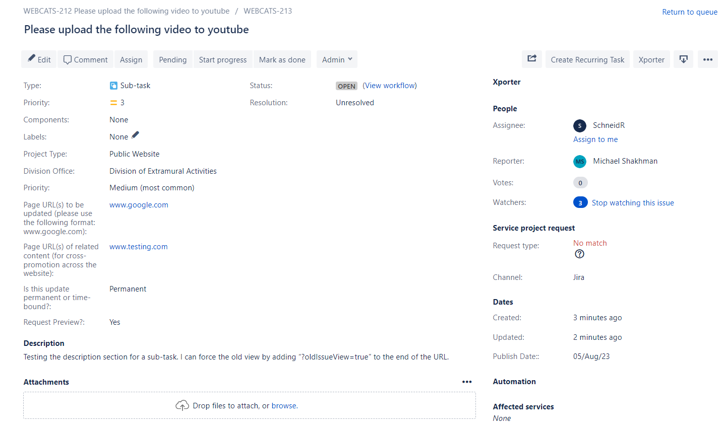 How to configure sub-task ticket details