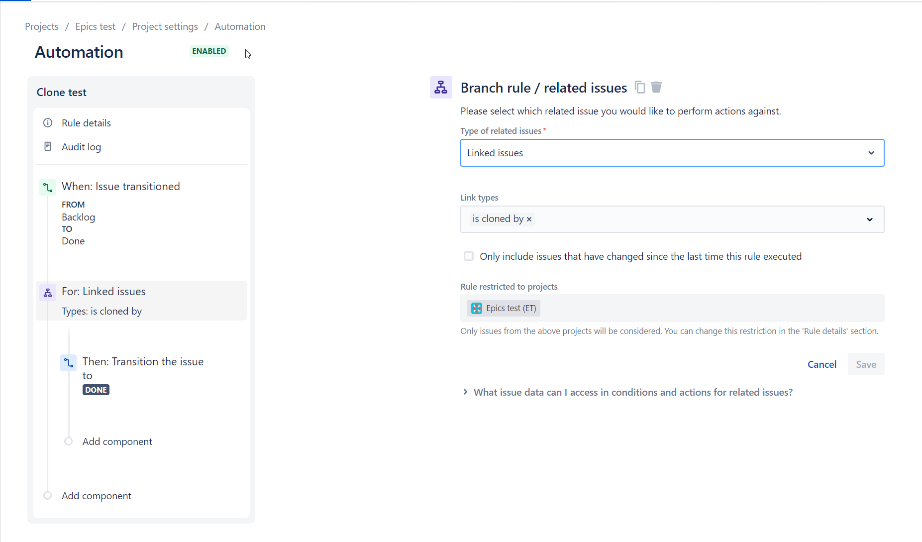 Solved: How to close a clone ticket automatically