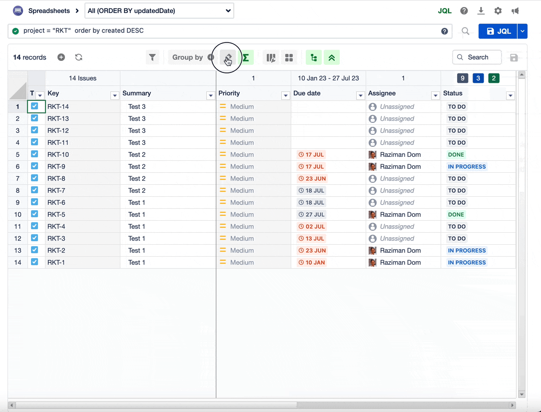 Major Releases Excel Like Issue Editor Bulk Create Issues Conditional Formatting Smart Filters 1187