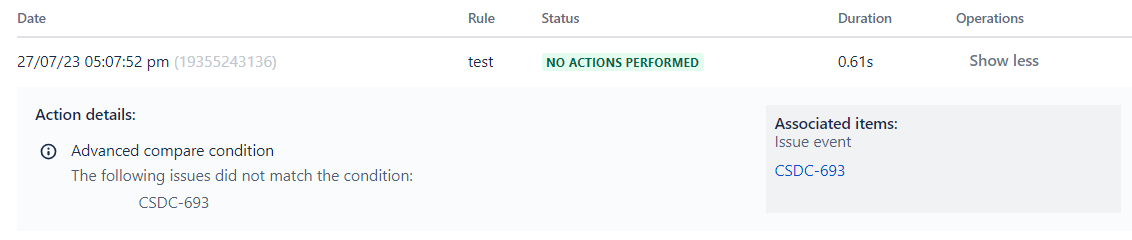 Solved: JIRA Automation - Advanced compare condition