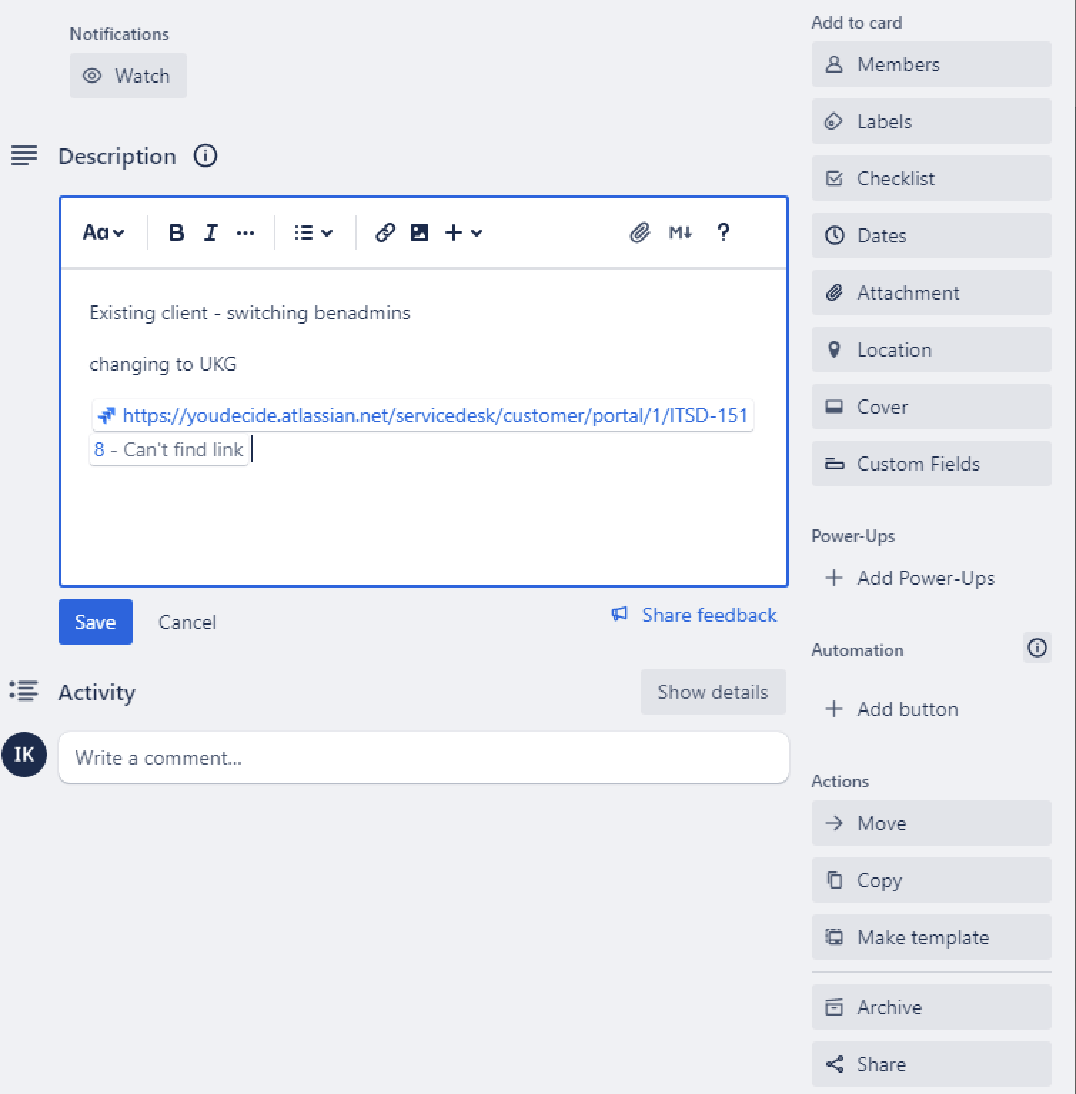 Is it possible for customer portal links to be vie...