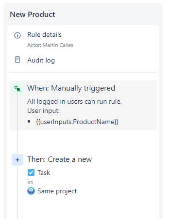 Solved: Jira Automation Rule: I dont see an option to manu...