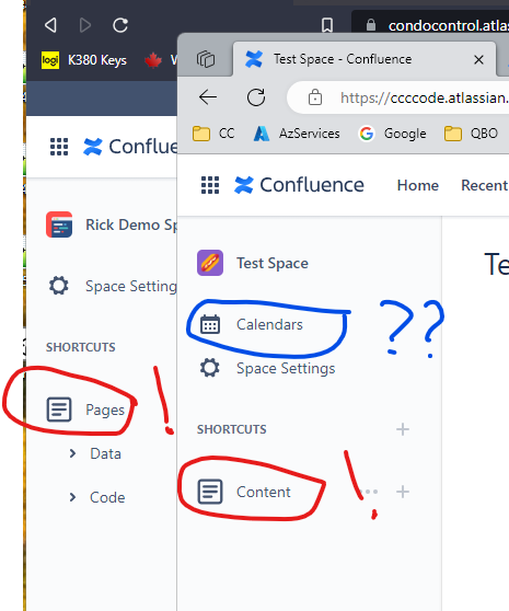 Sidebar Content Versus Pages