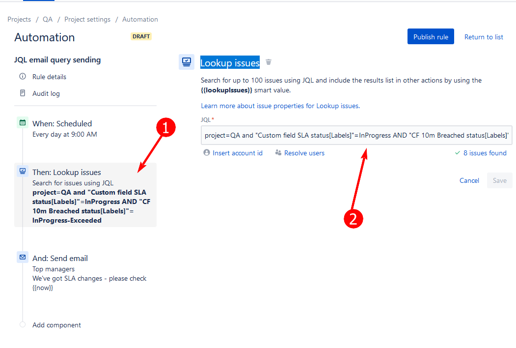 How to use Jira Automation Rules with the SLA Time... - Atlassian Community