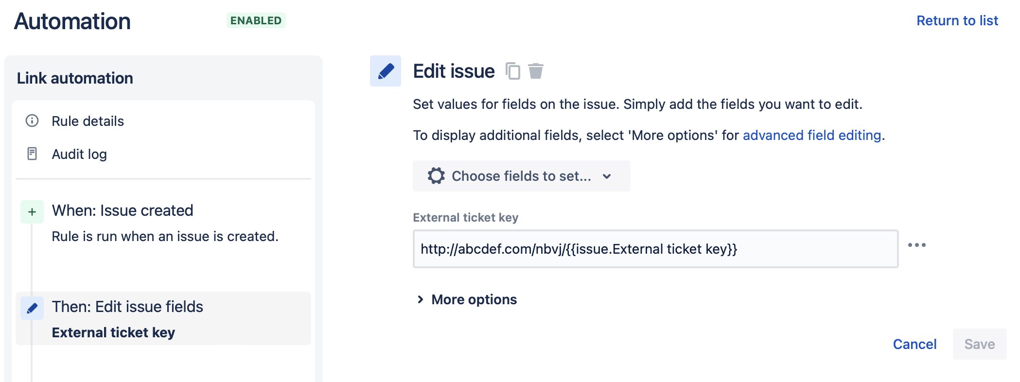 Solved: Custom field text to clickable URL.