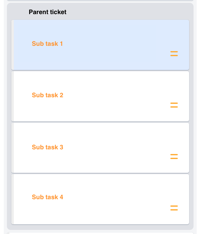 Parent issue not clickable from board view?