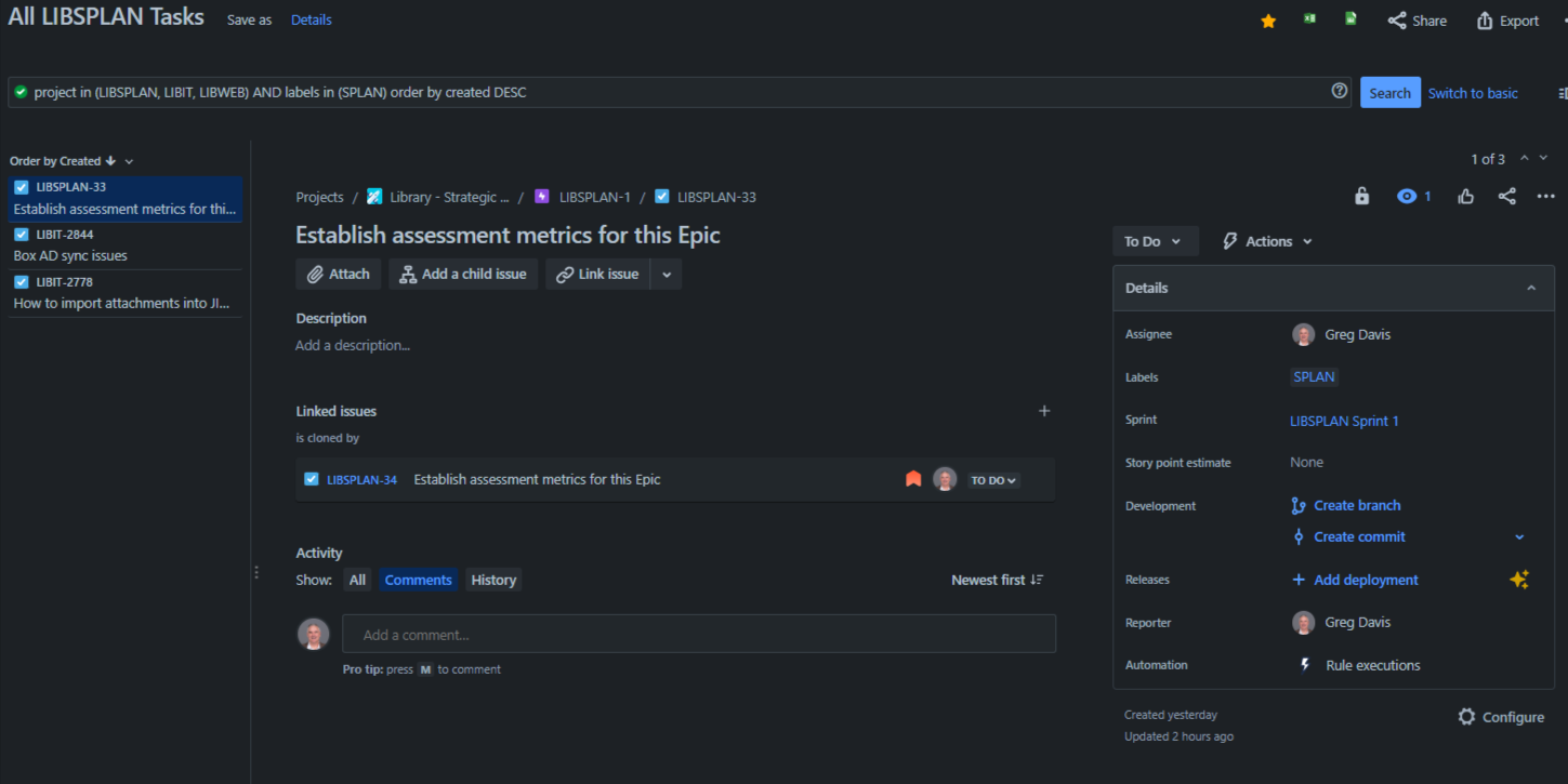 Solved: Use a filter to display issues from other projects...