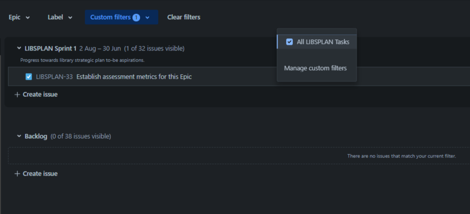 Solved: Use a filter to display issues from other projects...