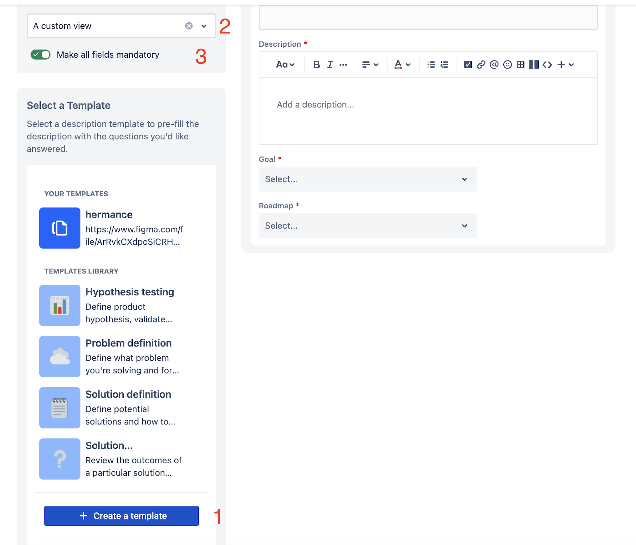 How to use and edit form templates in product disc...
