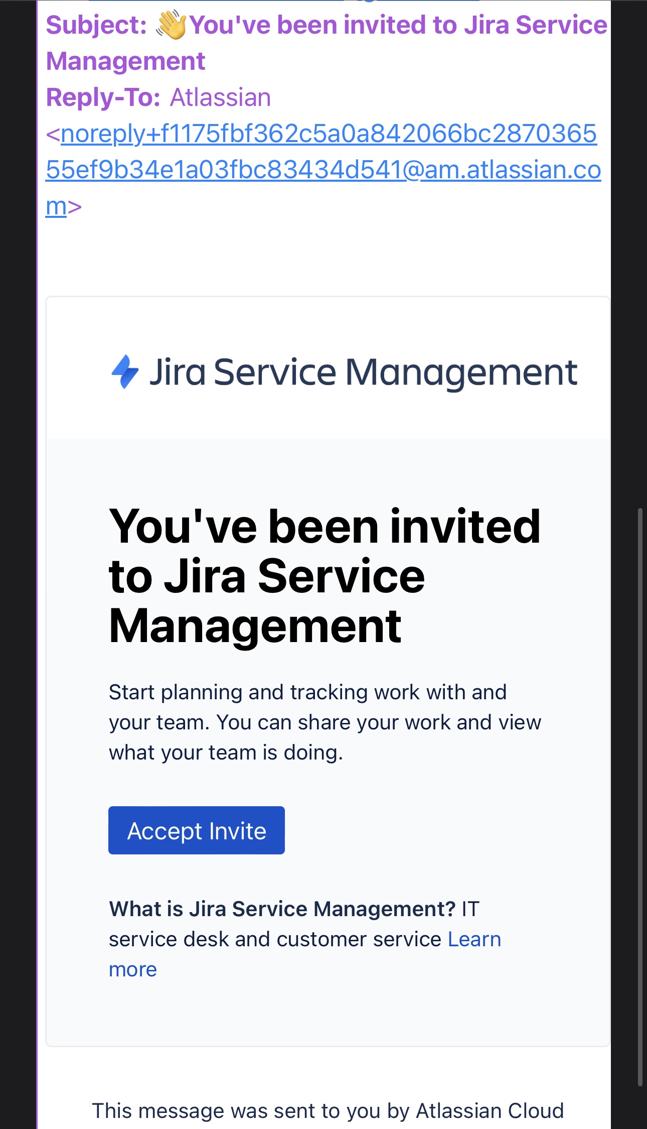 Solved: Received a Spam invitation from Atlassian account ...