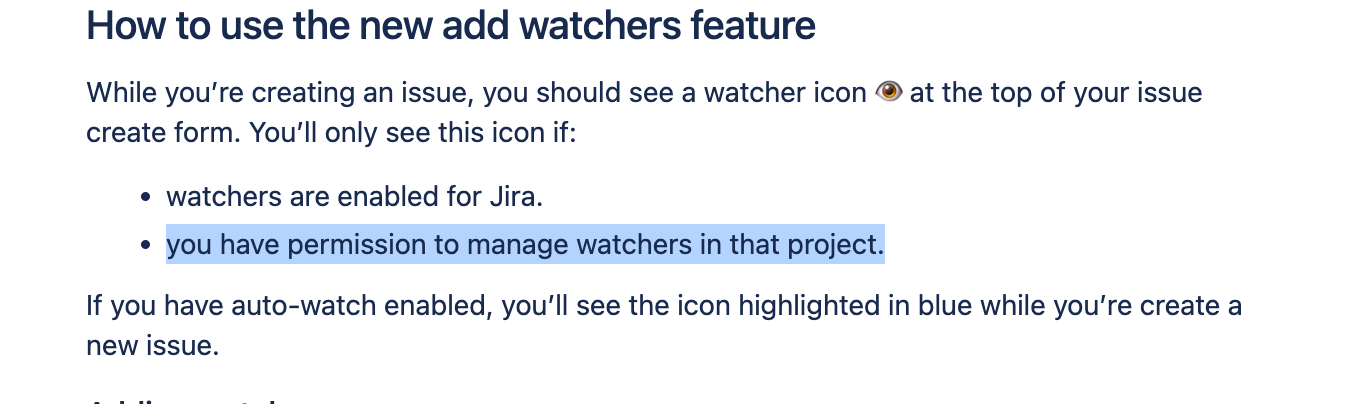 Add Watchers To An Issue While Creating It Atlassian Community