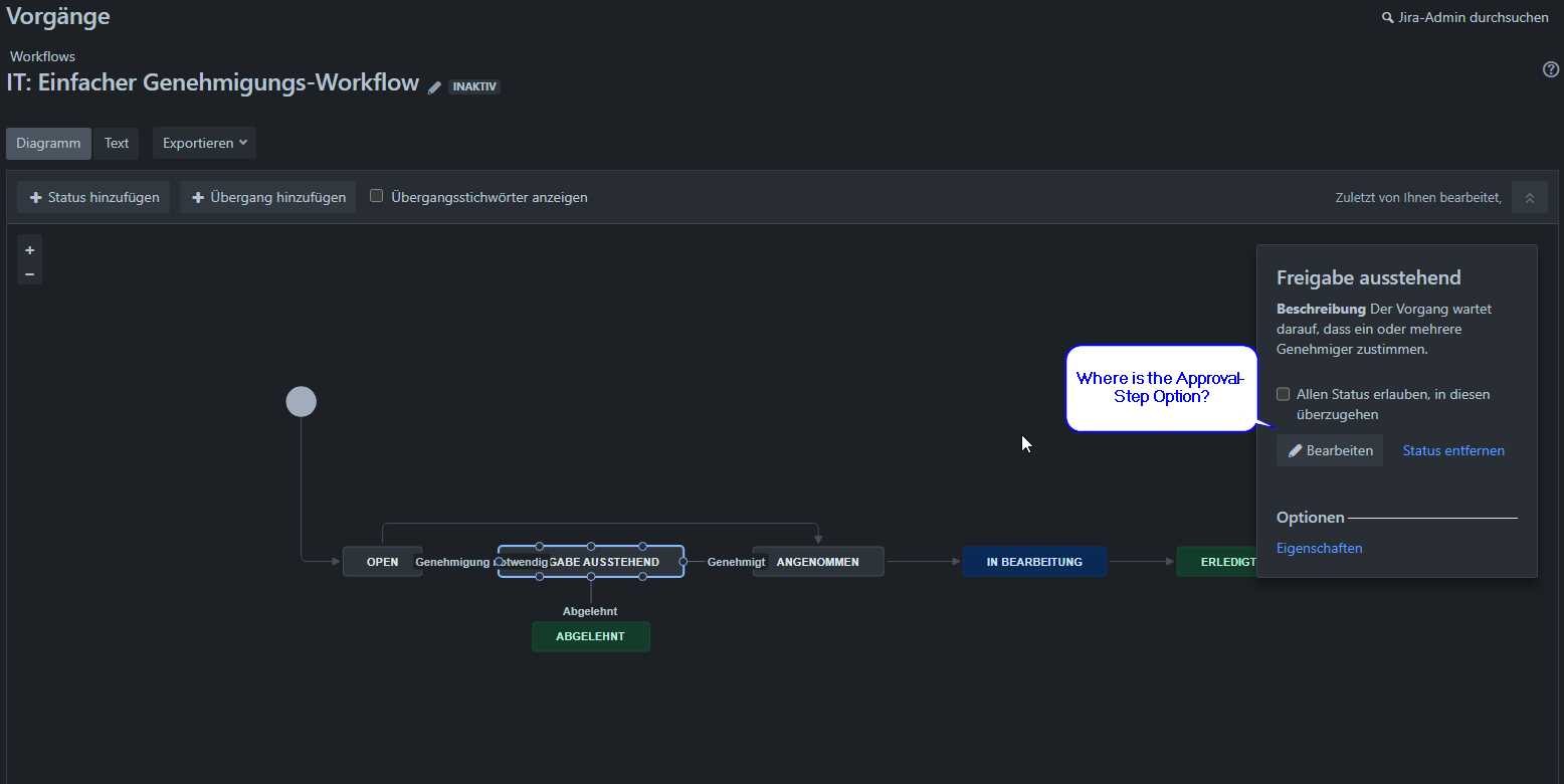 Solved: Cant mark workflow status as approval step