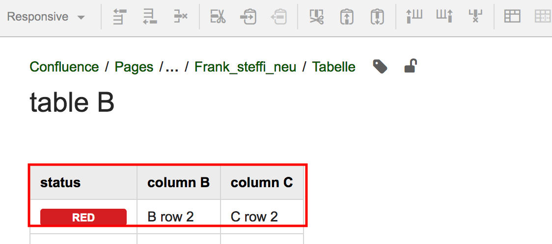 Pull data from a table column on one page into a t...