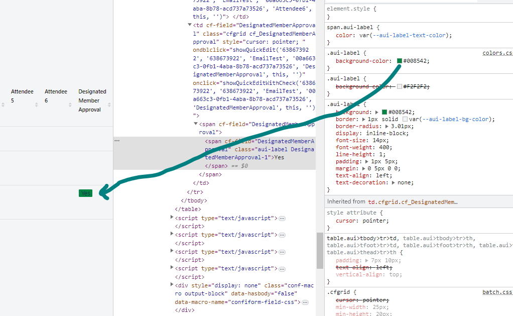 Solved: Changing the CSS background-color for a Confiform ...