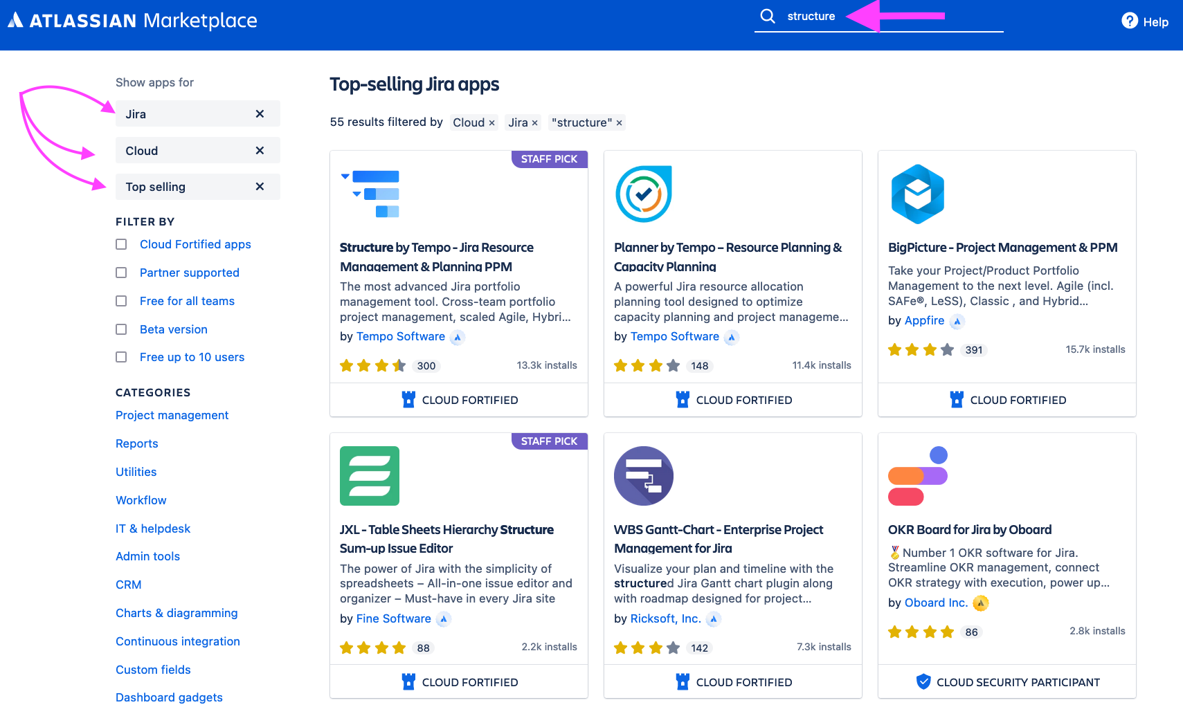 I want to create my big picture Task structure as ...