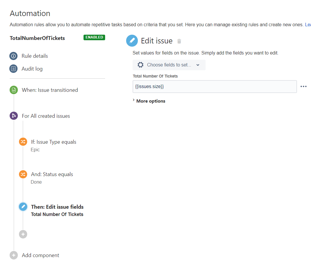 Solved: How to get the total number of tickets in a projec...