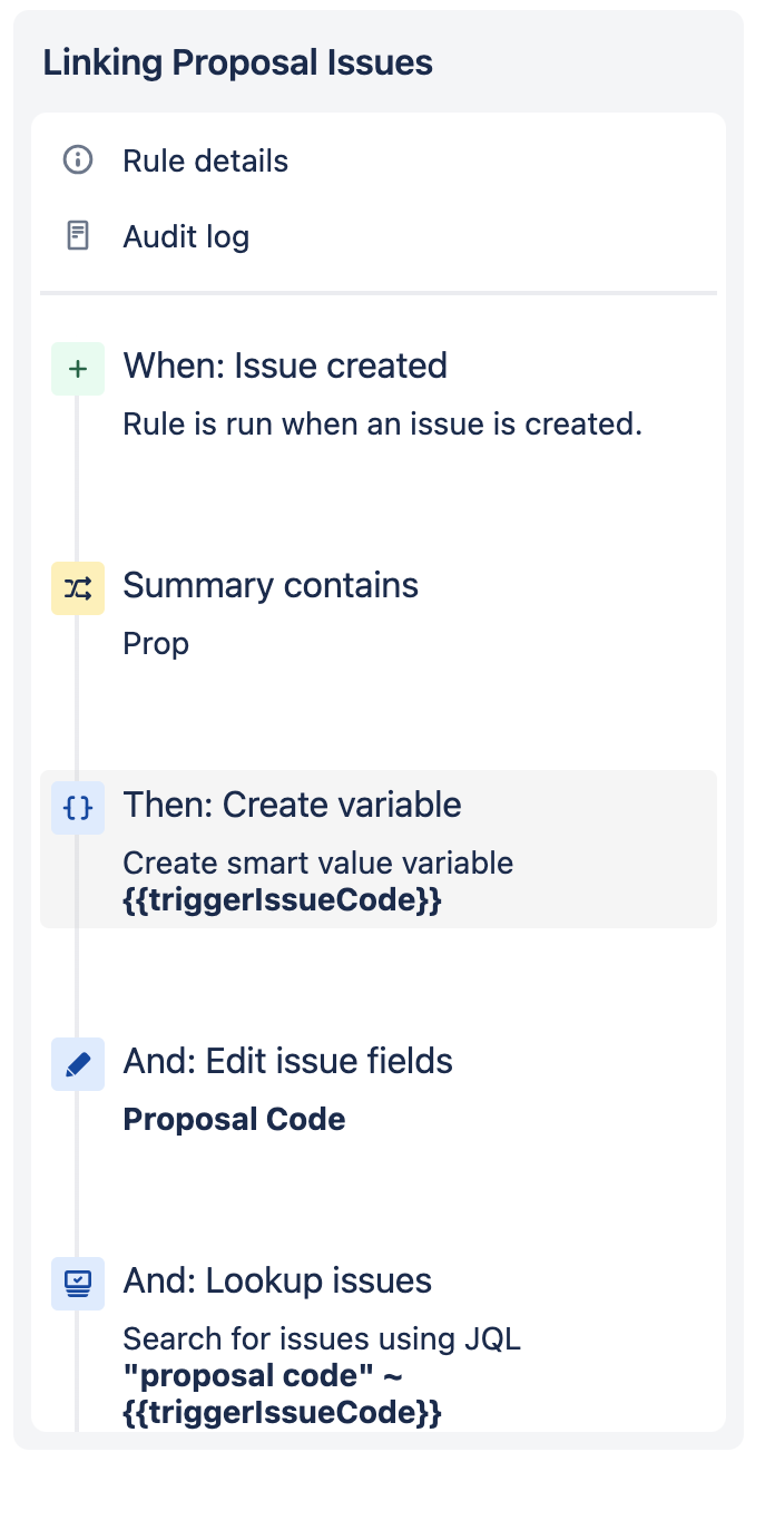Linking Issues with Matching Summary