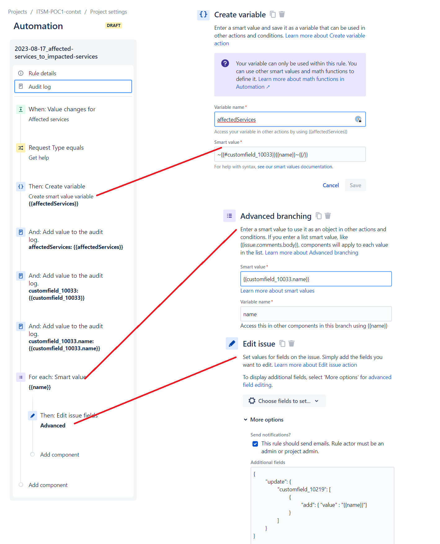Solved: How to use "Advanced branching" properly to check ...