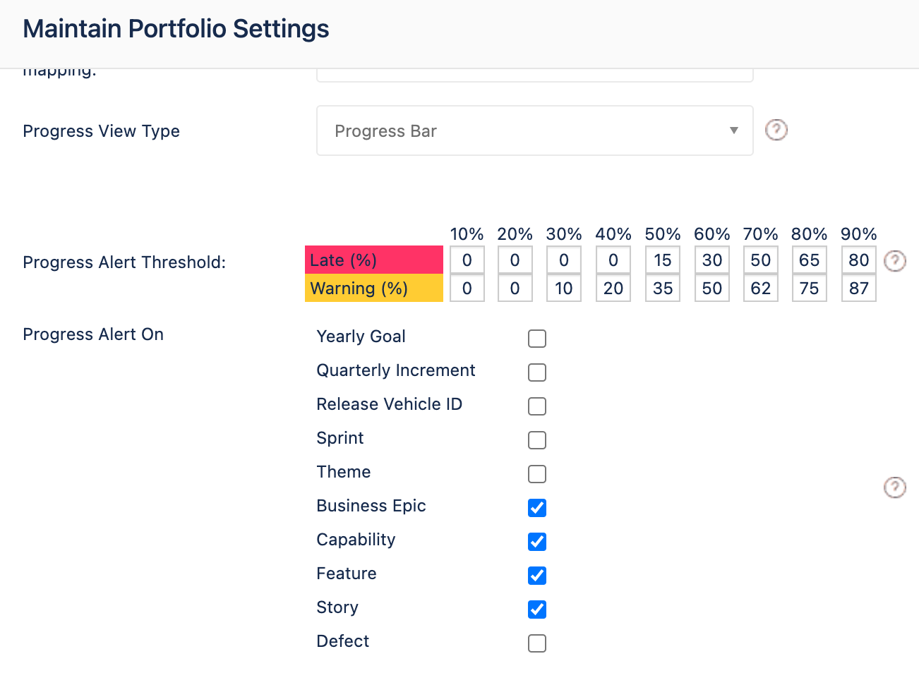 Solved: Configuring the color coding for Sprint Metrics