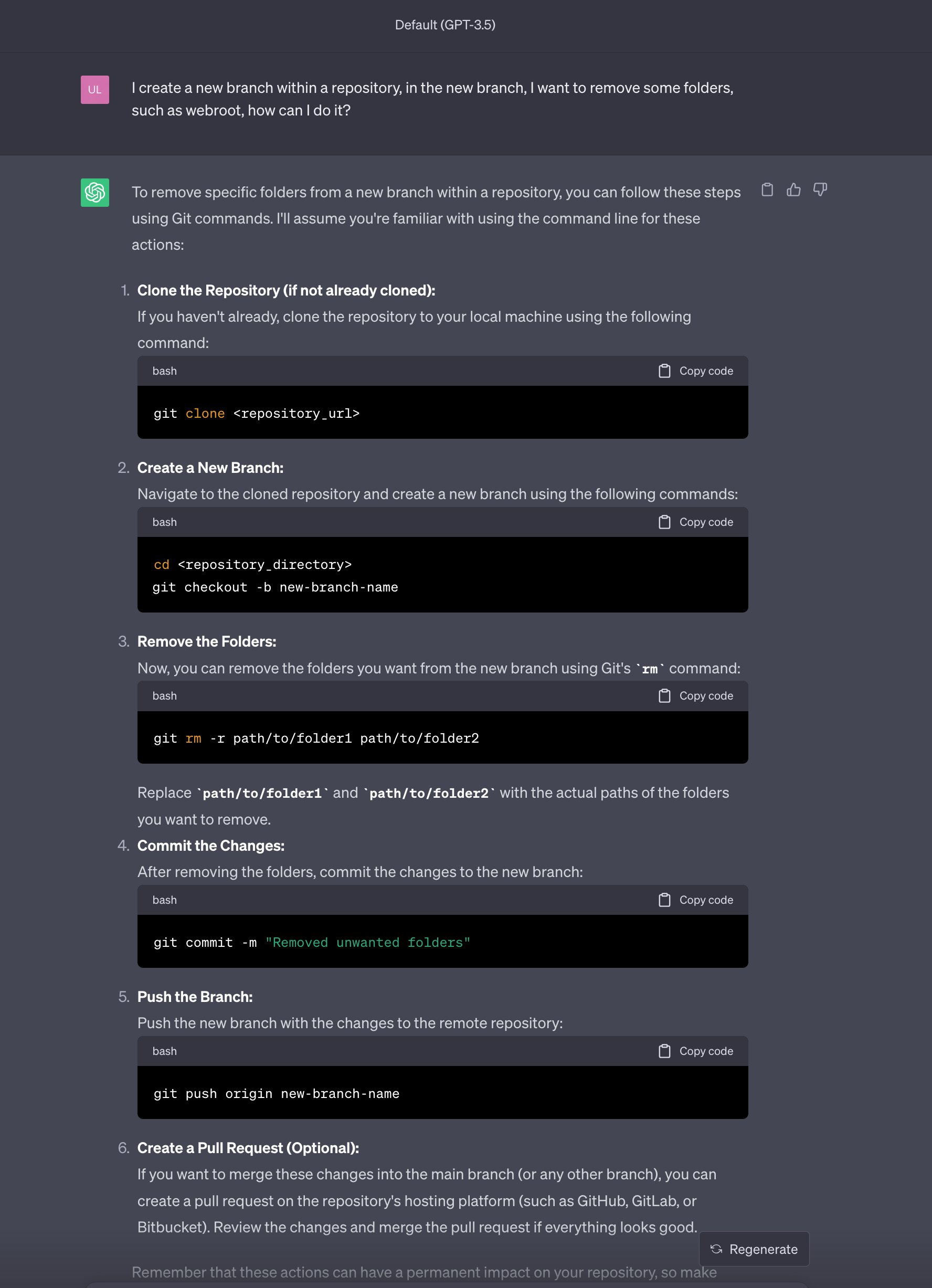 Solved: How to delete a folder under a branch of a reposit...