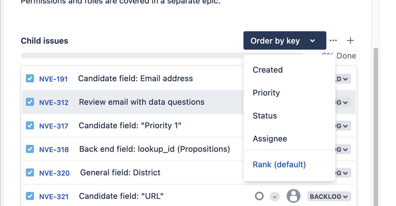 Adding a sort option to the "Order by" menu for Ch...