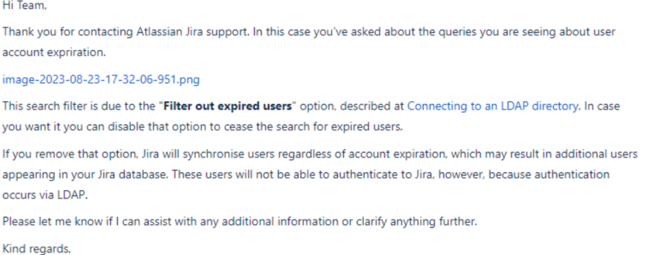 Exact query that Jira sends to Active Directory fo...