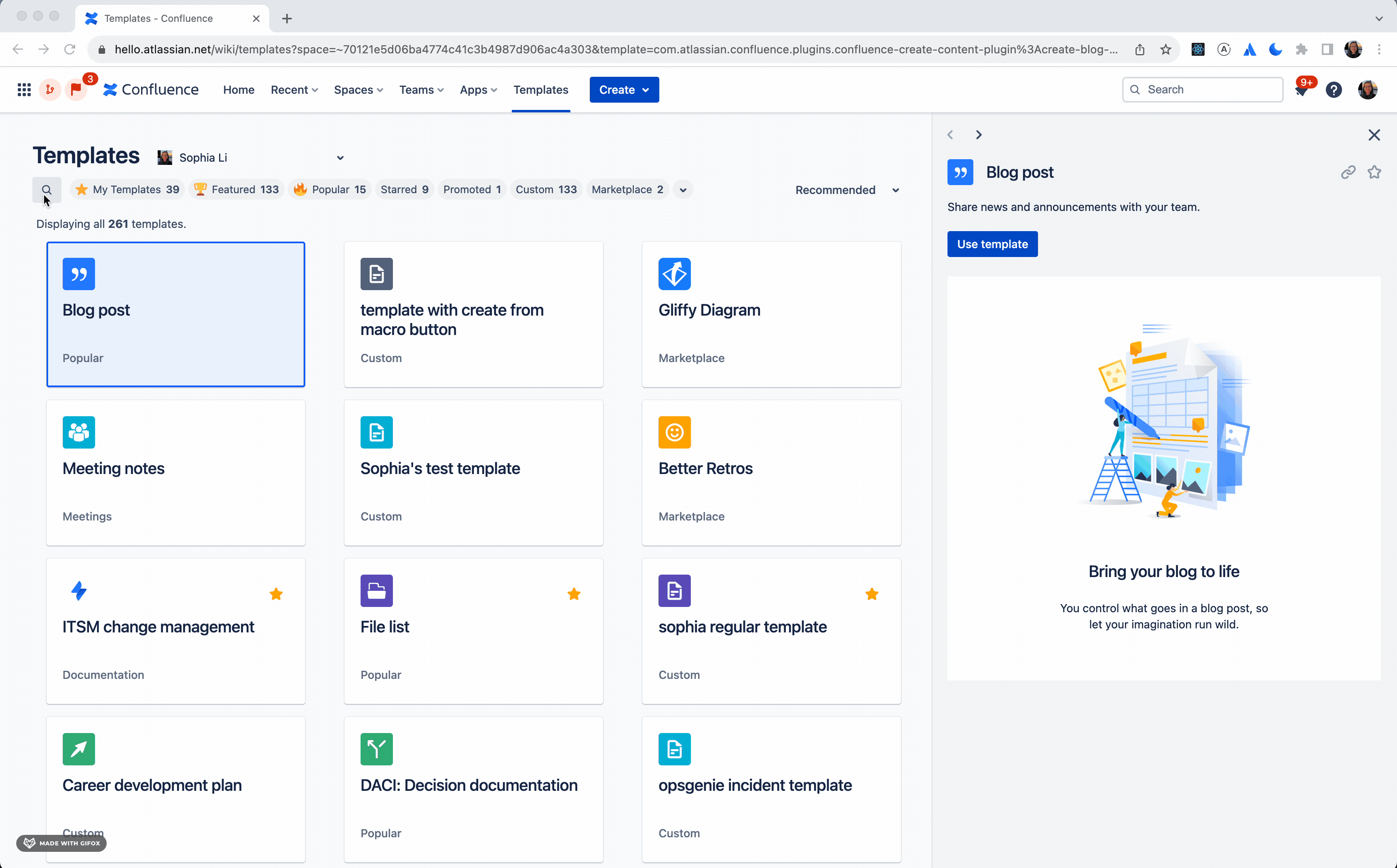 Introducing The New Confluence Templates Experience!