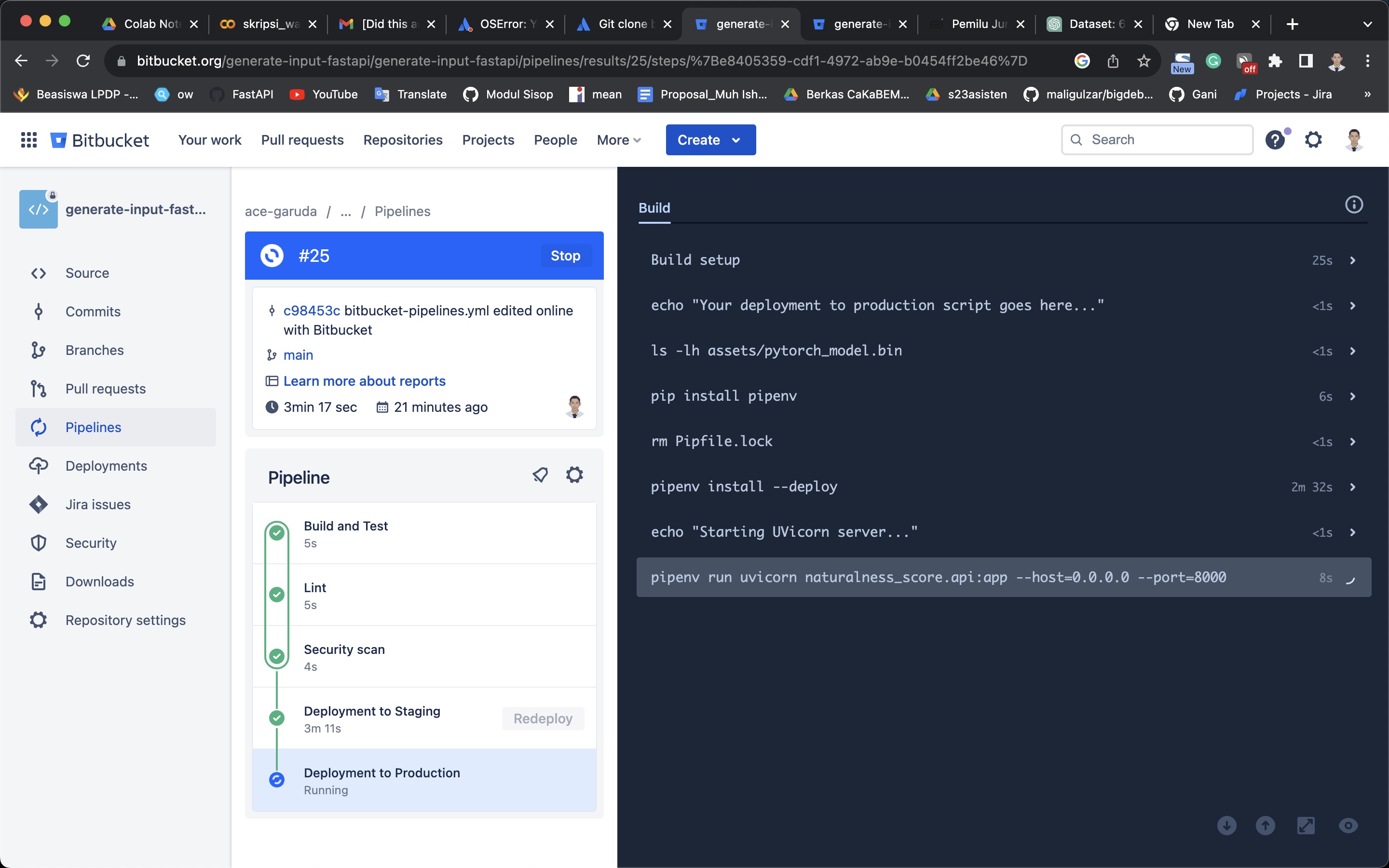 OSError: You seem to have cloned a repository with...